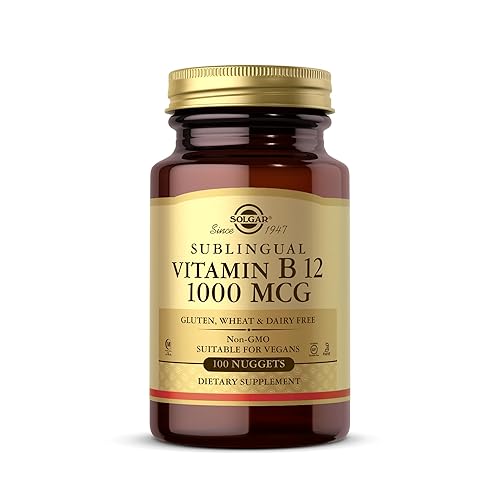 Solgar Sublingual Vitamin B12 1000 mcg - 100 Nuggets - Non-GMO, Vegan ...