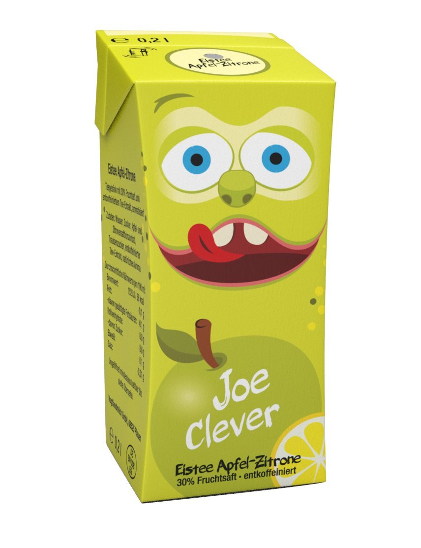 Joe Clever Eistee Apfel Zitrone 32x0,2l: Amazon.de: Lebensmittel & Getränke