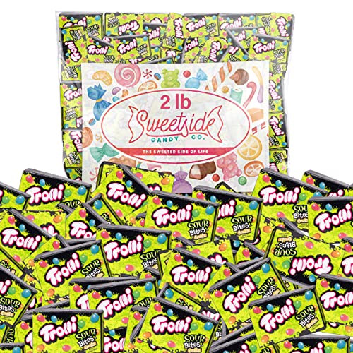Trolli Extreme Sour Candy - Assorted Sour Gummy Candy Bites - Blue ...