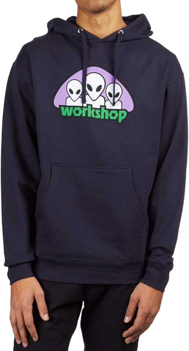 Alien Workshop Triad Hoodie - Navy at Amazon Men’s Clothing store