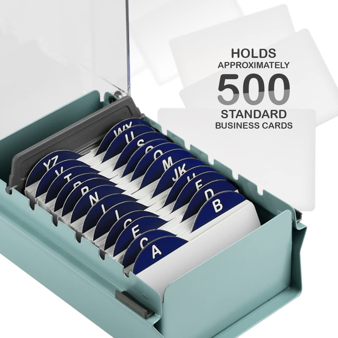 Mua Index Business Card Size File Holder Organizer Metal Base Heavy ...