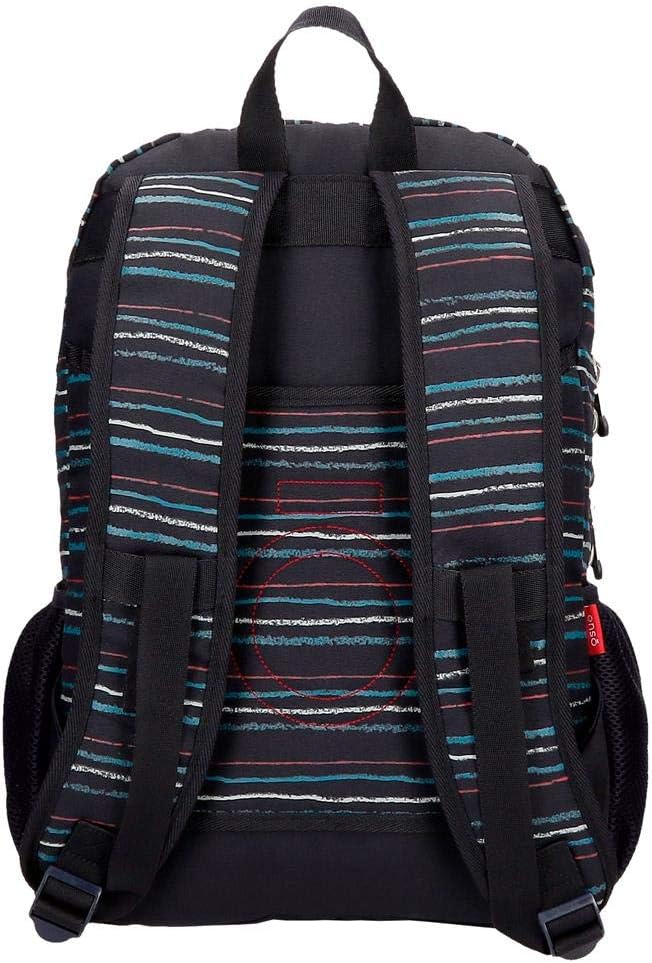Enso Wall Ride Double compartment Backpack Black 30,5x44x15 cms ...