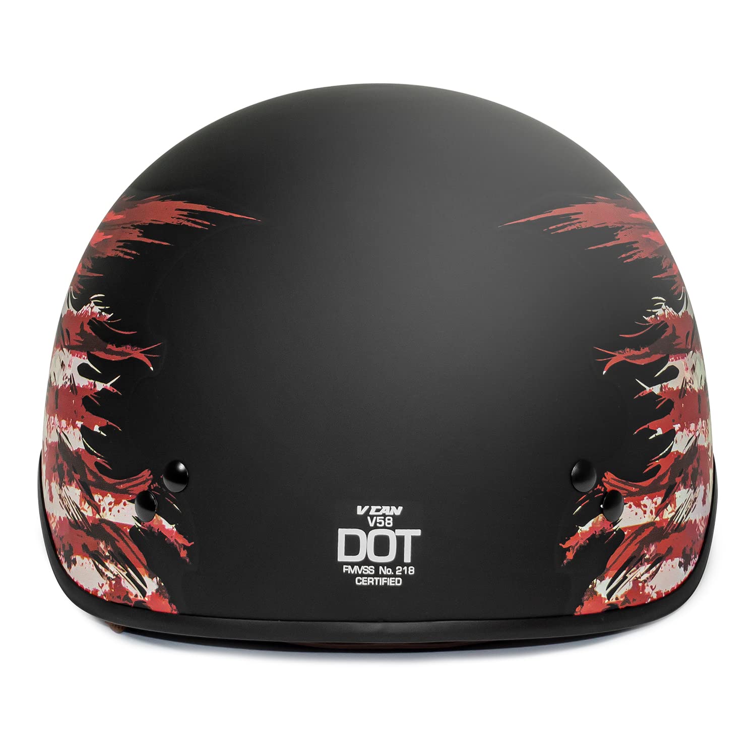 Mua VCAN Cruiser Half Face Motorcycle Helmet with Drop-Down Sun Visor ...