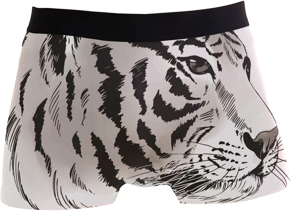 Beautiful Tiger Men’s Boxer Briefs Soft Personalized Underwear with ...
