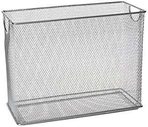 Amazon.com: Mesh File Box (Silver) (12.5" x 5.5" x 9.75"): Home & Kitchen