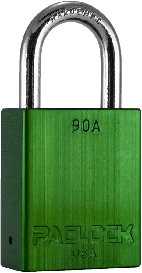 PACLOCK's 90A Series, Buy America Act Compliant, Green Anodized ...