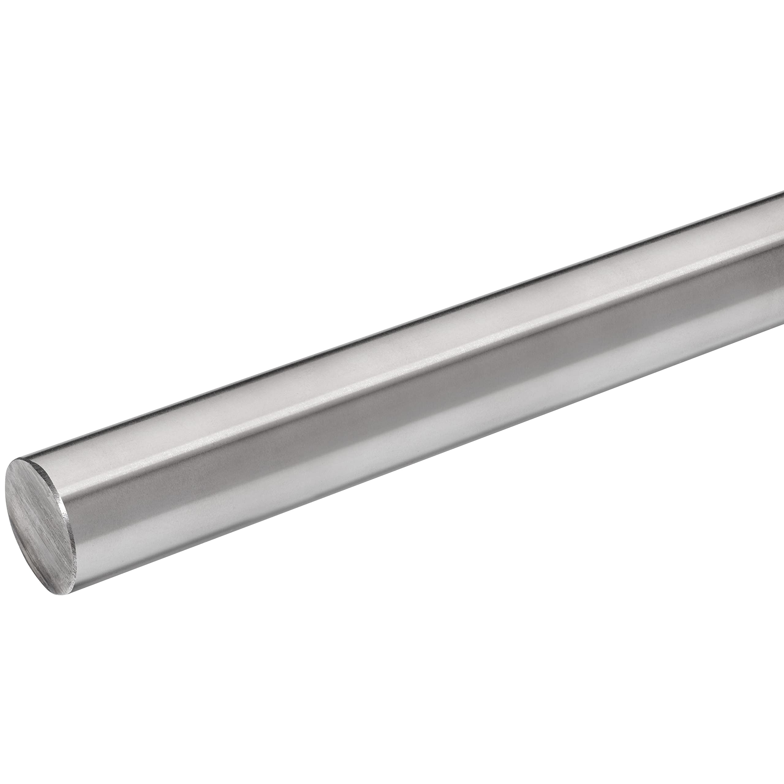 Linear Shaft, 1060 Carbon Steel, Case Hardened, Flat End, Break Edge ...