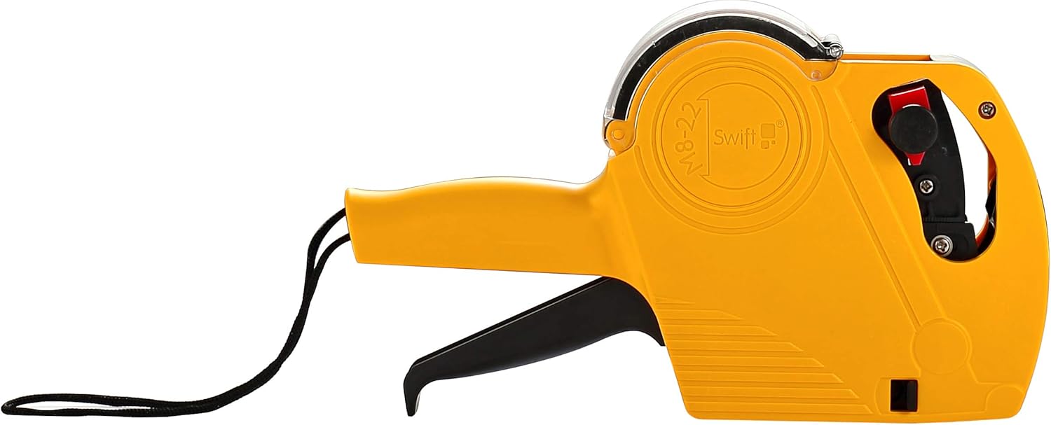 Swift Price Gun Kit with 5000 Labels and Spare Ink M8-22 Yellow – BigaMart