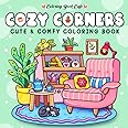 Amazon.com: Cozy Corners: Coloring Book for Adults and Teens Featuring ...