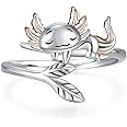 Amazon.com: Axolotl Ring For Women Hypoallergenic 925 Sterling Silver ...