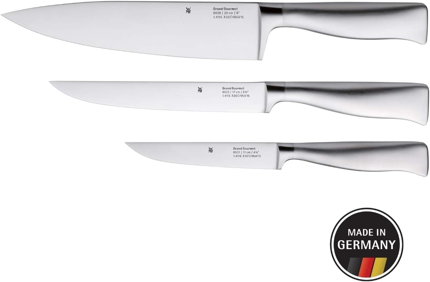 WMF Grand Gourmet Messerset 3teilig, Spezialklingenstahl, Made in ...