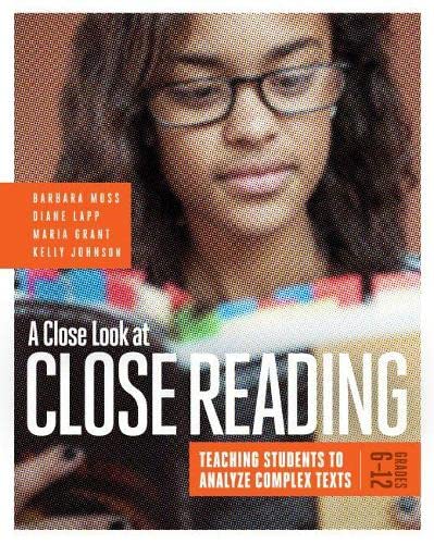 Amazon.com: A Close Look at Close Reading: Teaching Students to Analyze ...
