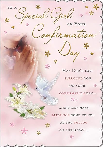 to A Special Girl On Your Confirmation Day Card: Amazon.co.uk: Toys & Games