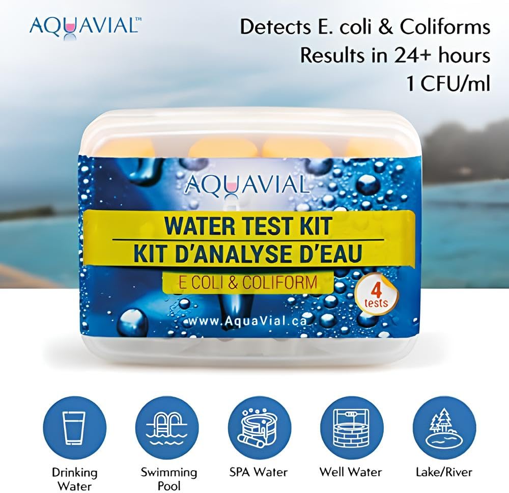 Mua AquaVial E.Coli and Coliform Water Test Kit, 4-Pack (4 Pack) trên ...