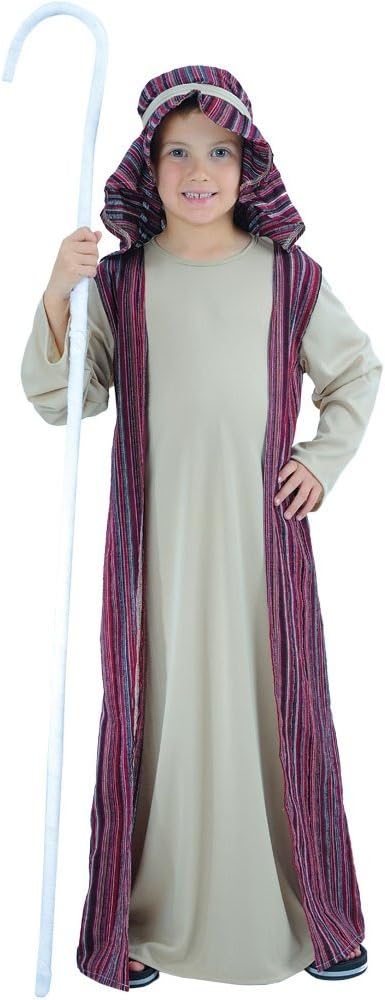 Boys Shepherd Costume for Christmas Nativity Panto Fancy Dress Kids ...