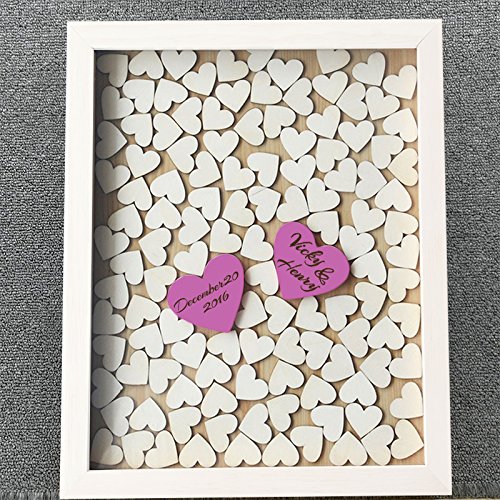 Buy Rustic Wedding Guest Book Personalized Bride and Groom Name and ...