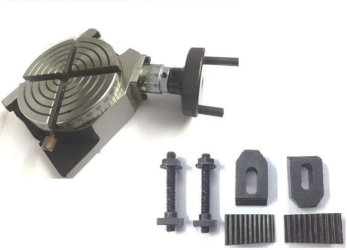 Precicion 3" Inches (75 mm) Rotary Table + CLAMP KIT - - Amazon.com