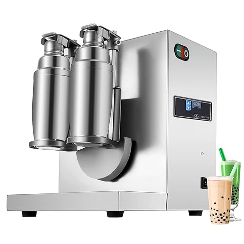Happybuy Milk Tea Shaker Double Frame Milk Tea Shaking Machine 400r per ...