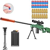 Amazon.com: Toy Rifle Sniper with Shell Ejecting and Detachable Scope ...