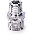 Amazon.com: U.S. Solid 304 Stainless Steel Hex Nipple, 6000 psi High Pressure Heavy Duty Pipe ...