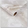 CRE8TIVE Beige Cloudy Marble Contact Paper for Countertops Cabinets ...