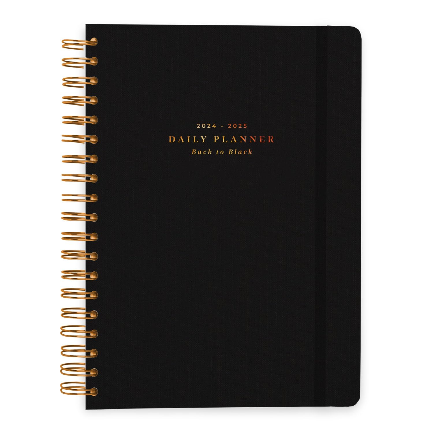 Kokonote Back To Black Planner 2024-2025 | 12 Months A5 Academic ...