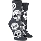 Amazon.com: Red Lion Muertos Day Of the Dead Skull Women Sport Socks ...