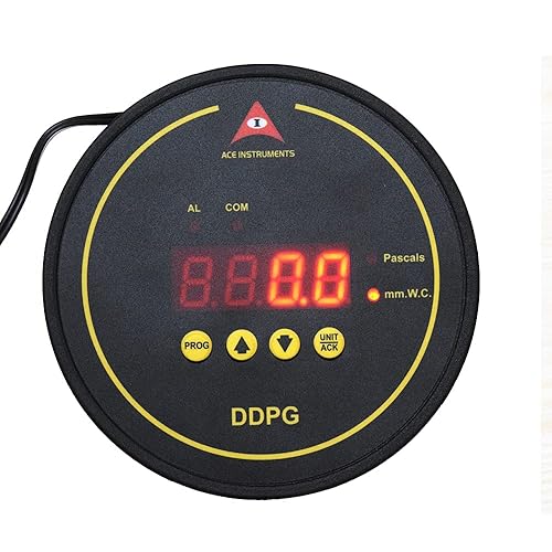 Negative Room & Clean Room Differential Pressure Monitor Along with ...