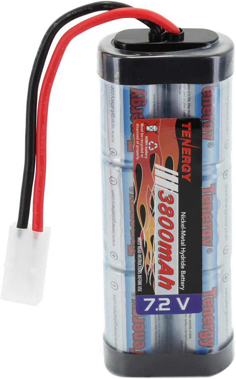 Amazon.com: Tenergy 7.2V Battery Pack for RC Car, High Capacity 6-Cell ...