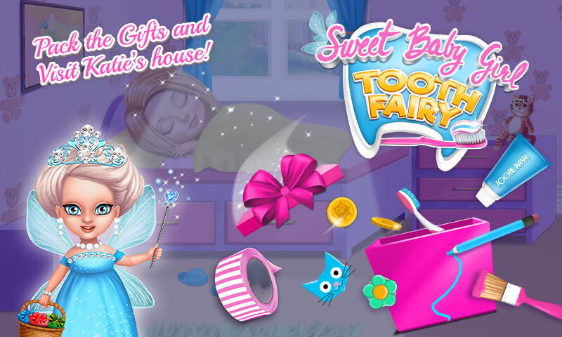 Sweet Baby Girl Tooth Fairy - Little Fairyland Helper & Teeth Cleaning ...