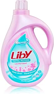 Amazon.com: Liby Original Scent HE Turbo Clean Liquid Laundry Detergent ...
