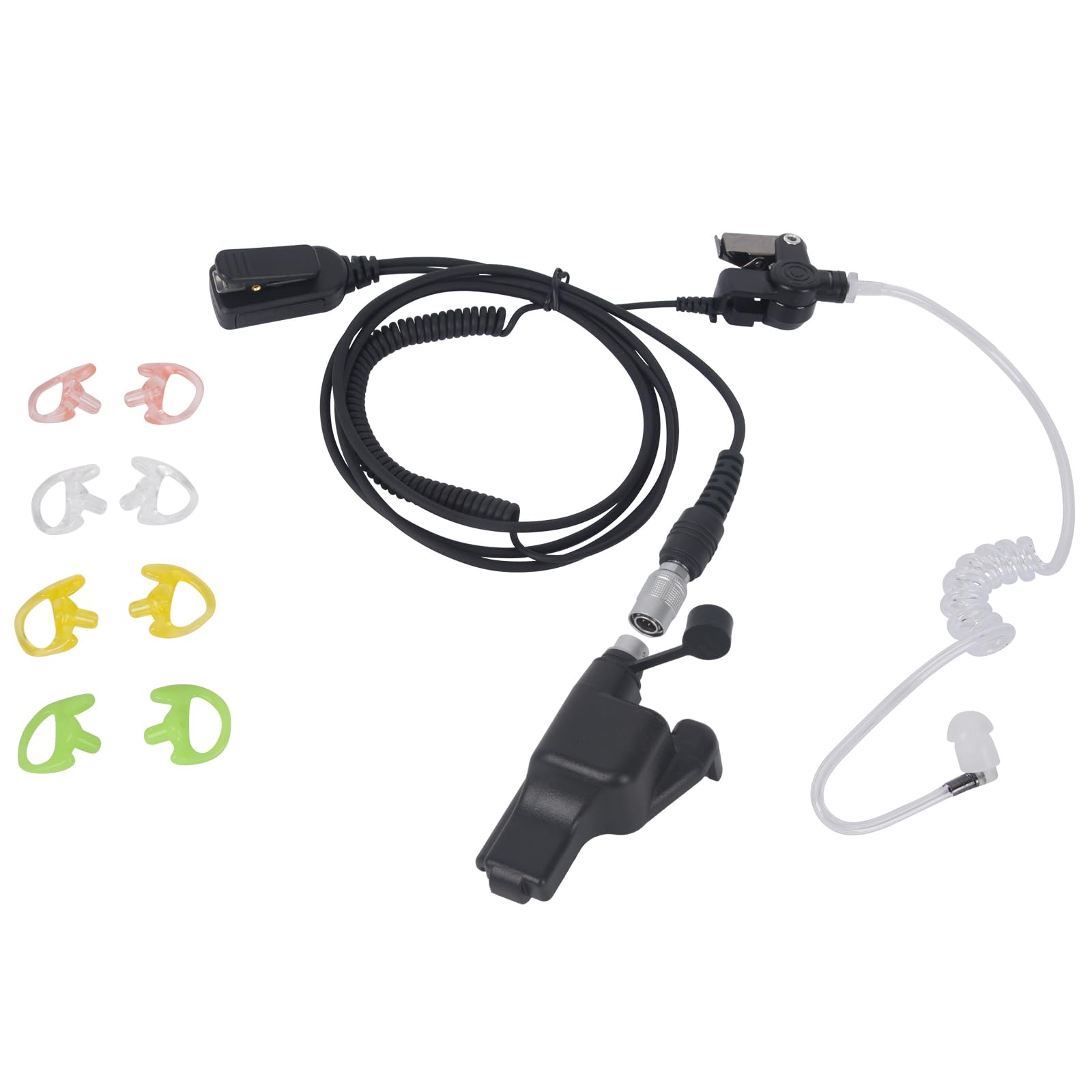 Pdflie QD Quick Disconnect Quick-Release Walie Talkie Earpiece Ear ...