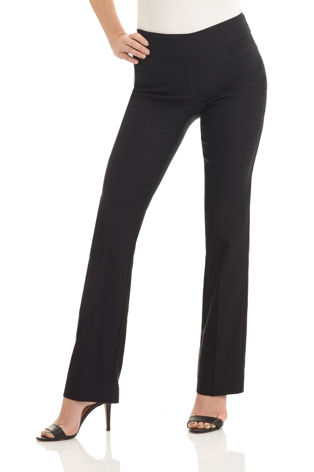 Rekucci Women s Ease Into Comfort Boot Cut Pant 14 Black Rekucci Women s Ease Into Comfort Boot Cut Pant 14 Black