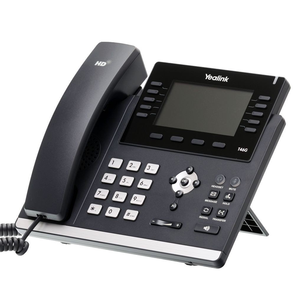 Galleon - Yealink SIP-T46G Ultra-Elegant Gigabit IP Phone
