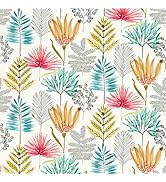 Amazon.com: WESTICK Tropical Leaf Wallpaper Peel and Stick Jungle ...