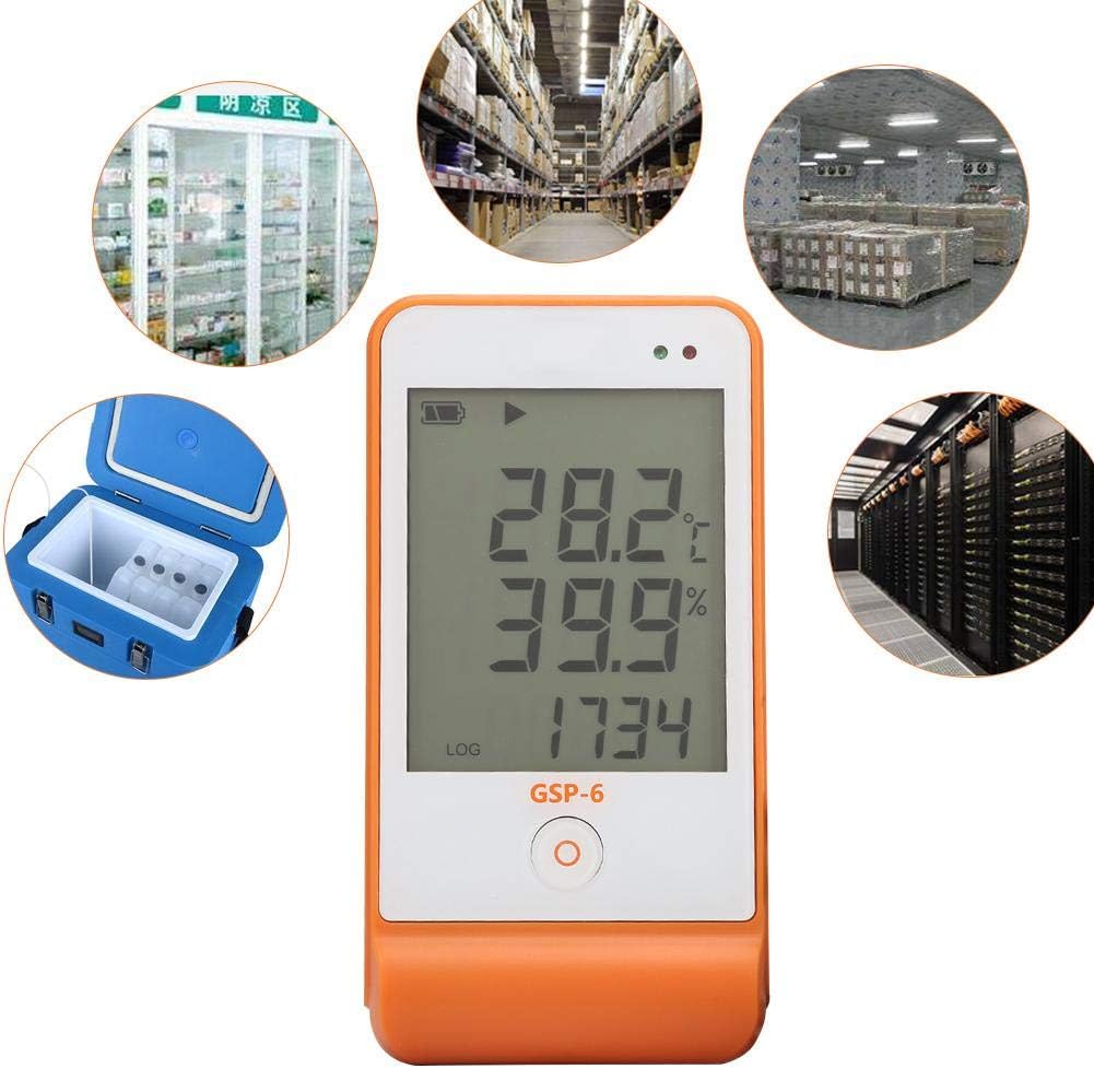 Data Loggers Akozon Data Logger GSP-6 High Accuracy Temperature ...