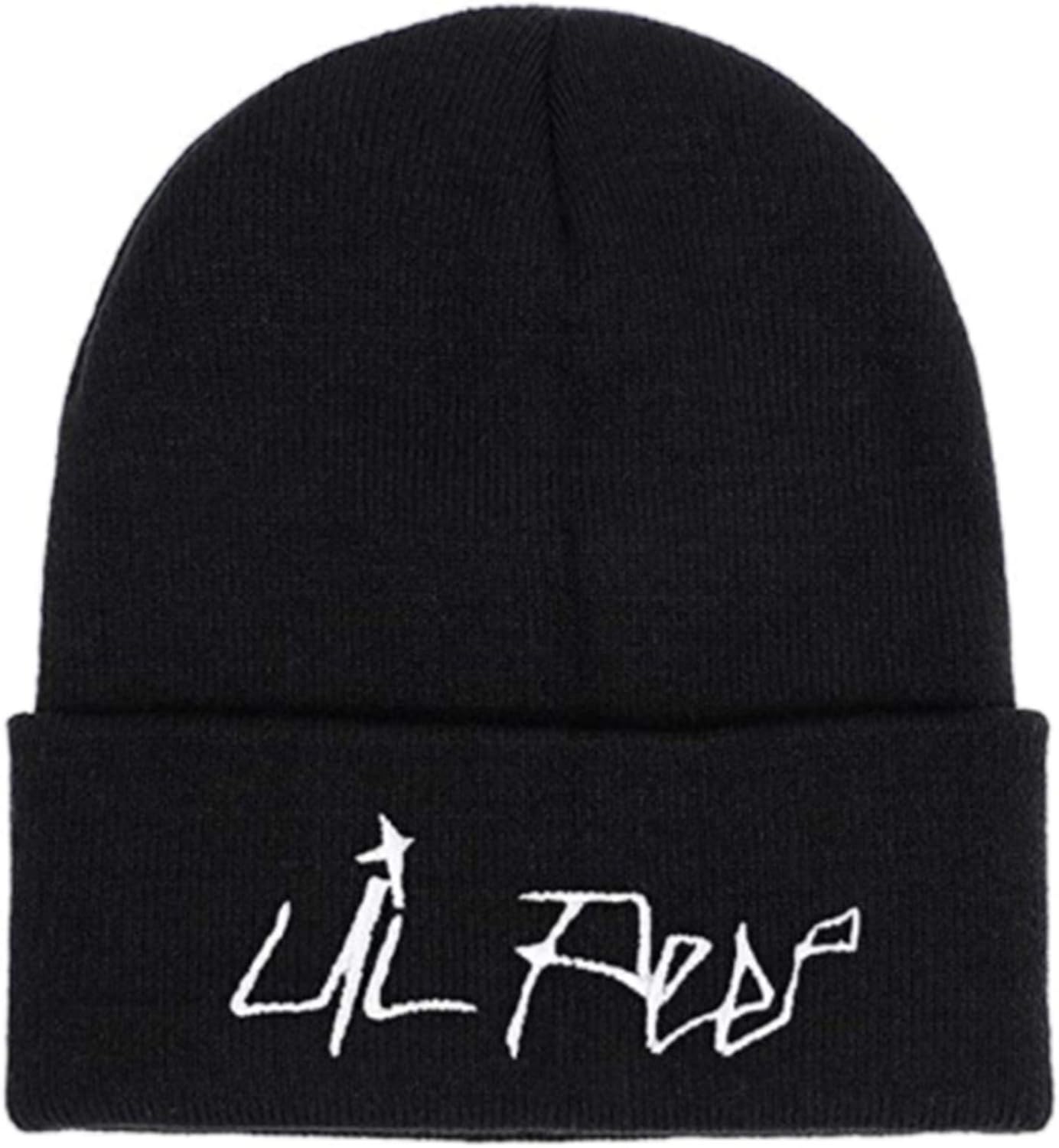 Lil peep Beanie Hat Unisex Novelty Embroidered Winter Warm Knitted Hats ...