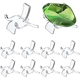 Amazon.com: Hipiwe 5 Packs Acrylic Triangle Display Holder - Display ...