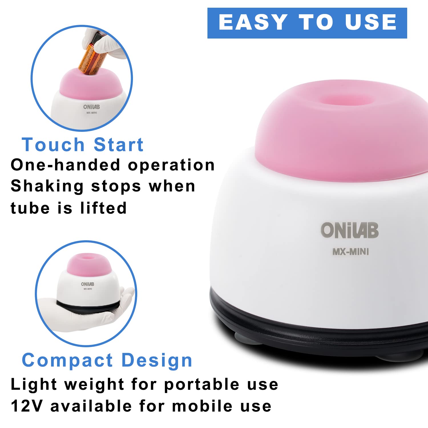 Mua ONiLAB Mini Vortex Mixer with Touch Function, Lab Mixing, Nail ...