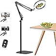 Amazon.com: 10" Ring Light Tripod for iPhone Overhead Phone Mount Holder, Flexible Ring Light ...