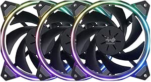 Amazon.com: InWin Sirius Loop Addressable RGB Triple Fan Kit 120mm High ...