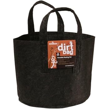 Amazon.com : Hydrofarm Dirt Pot HGDB10 Dirt Bag Reusable Planting Pot ...