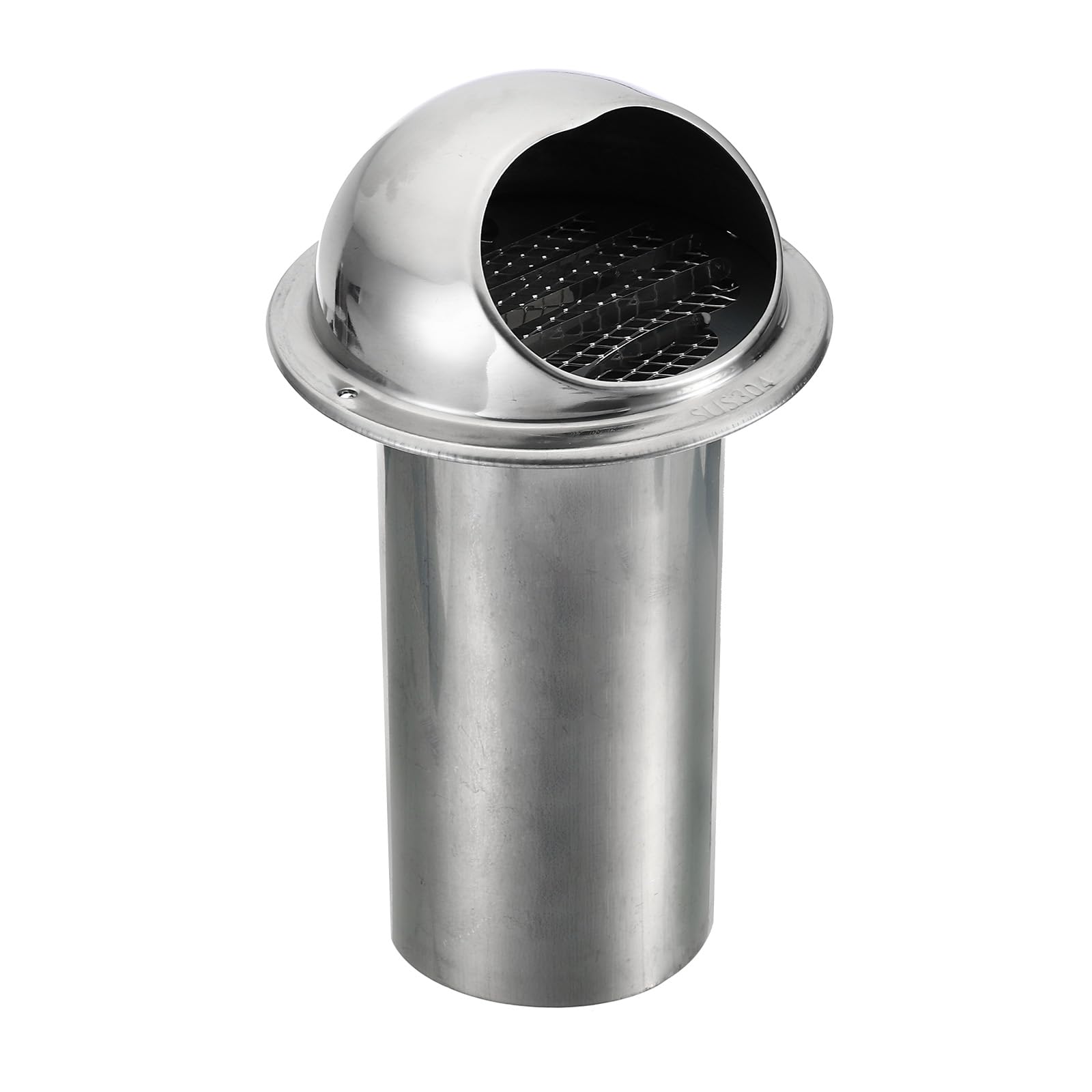 PATIKIL 3" Round Soffit Air Vents, 304 Stainless Steel Louver Grille ...