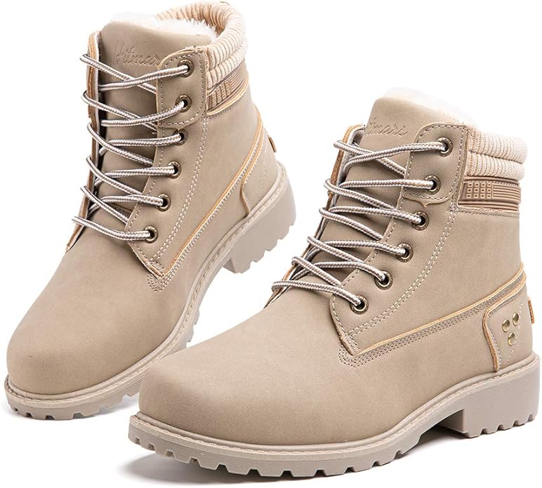 Winterstiefel Damen Gefüttert Winterschuhe Stiefeletten Warm Winter ...