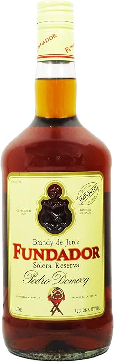 Fundador Solera Spanish Brandy, 1L: Amazon.co.uk: Grocery