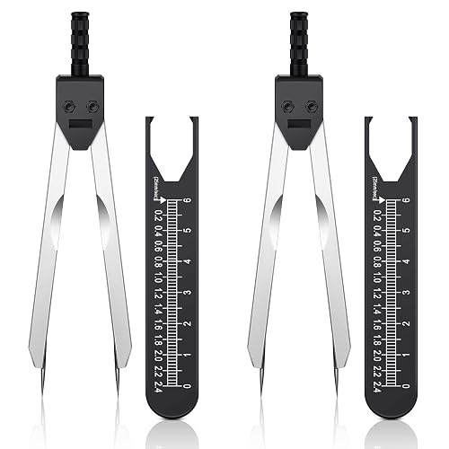 4 Pieces EKG Caliper ECG Calipers Measuring Tool with Ruler ...
