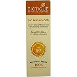 Biotique Bio Sandalwood Face & Body Sun Cream Spf 50 Uva/Uvb Sunscreen ...