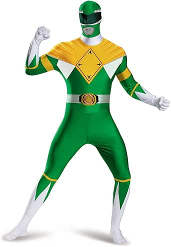 Amazon.com: Disguise Men's Green Ranger Bodysuit Costume: Clothing