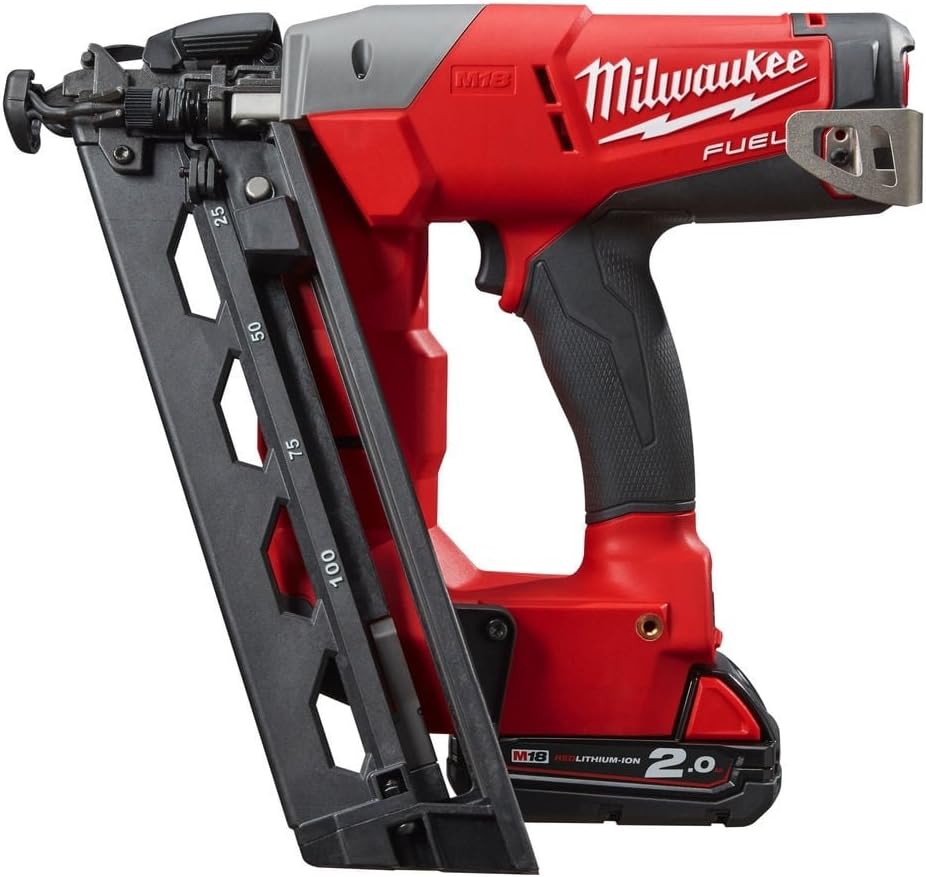 Milwaukee 16g M18CN16GA 202x Cordless Nail Gun Angled Nailer Amazon Milwaukee 16g M18CN16GA 202x Cordless Nail Gun Angled Nailer Amazon