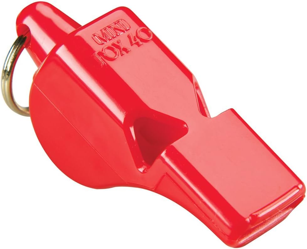 Amazon.com : Fox 40 Whistle, Red : Coach And Referee Whistles : Sports ...